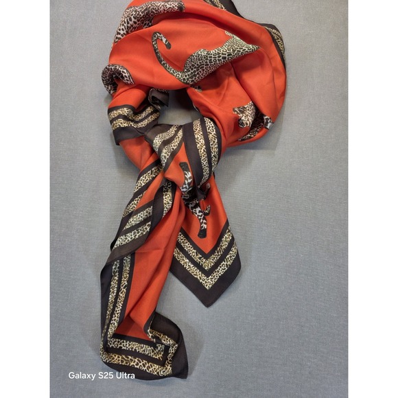 The Unbranded Brand | Accessories | Womens Scarf Leopards 35x35 Office ...
